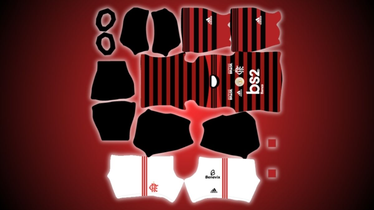 Kit Flamengo DLS 23/24/25 (Kits do Flamengo DLS - Uniformes e Logos)