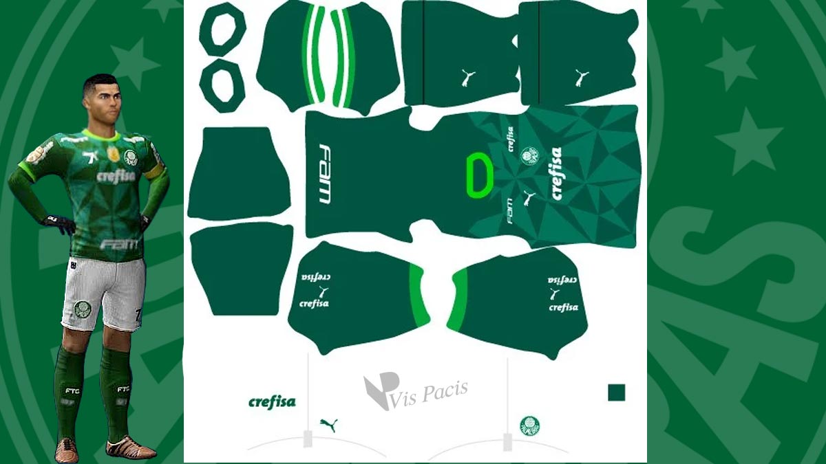 Kits DLS Palmeiras: Uniformes e Logo do Palmeiras DLS